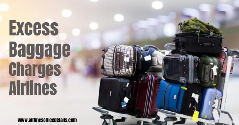 Excess Baggage Charges Airlines Fee Over Weight, Size Luggage